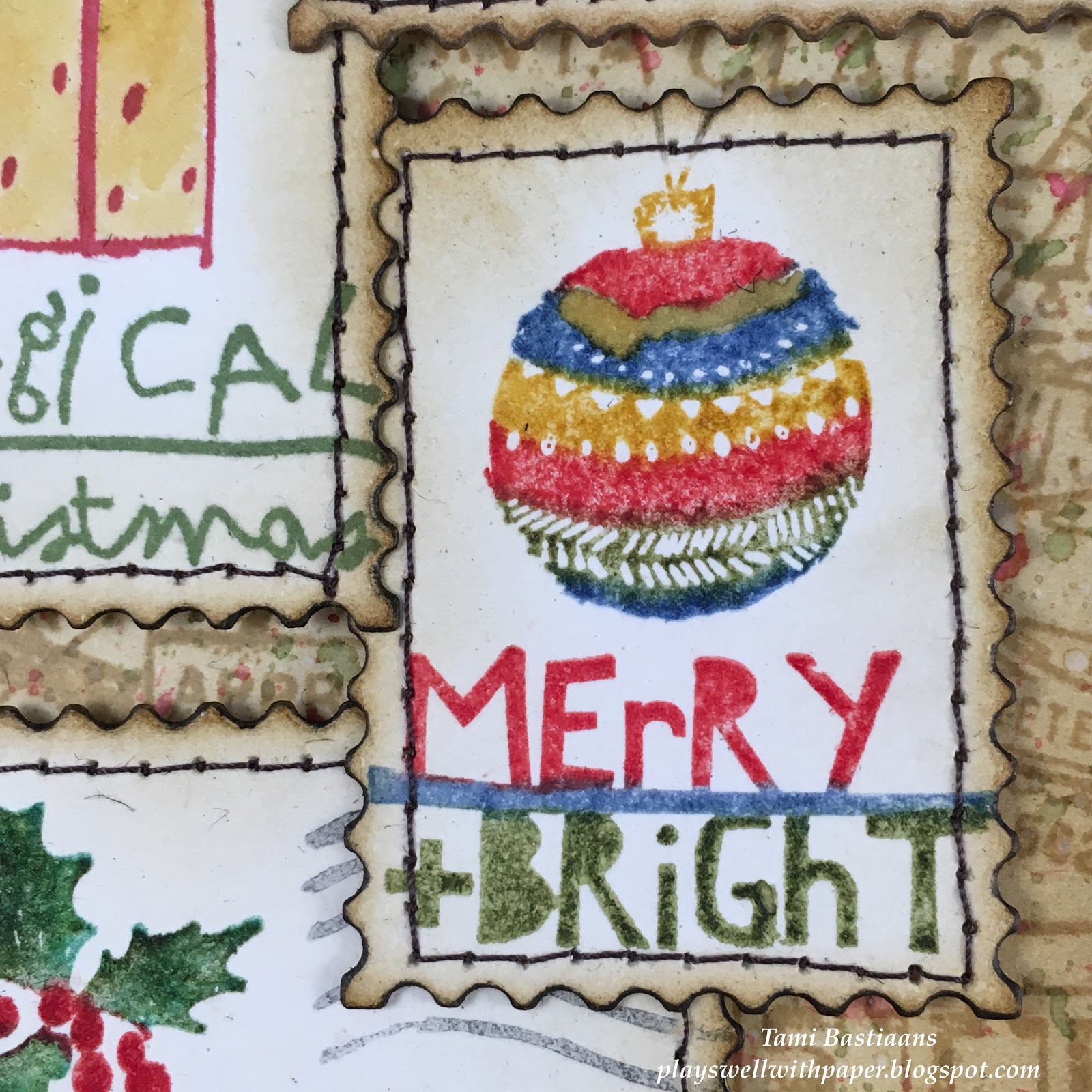 Plays Well With Paper: Christmas Greetings - Seasonal Scribbles