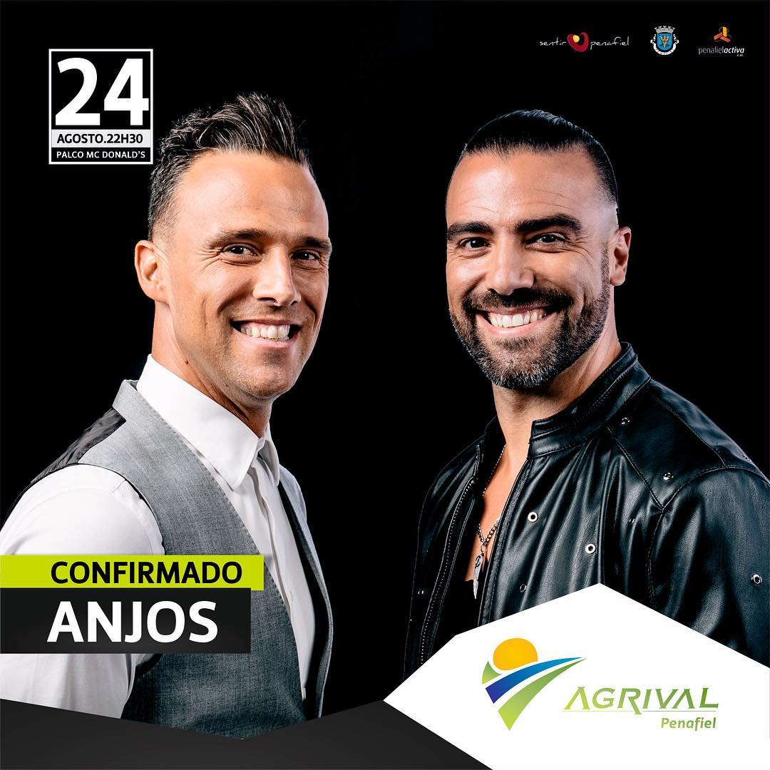 ANJOS dia 24 de agosto na AGRIVAL 2019