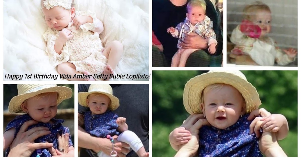 Hermosa LULU !: July 25, 2019 - Happy 1st Birthday Vida Amber Betty Bublé!