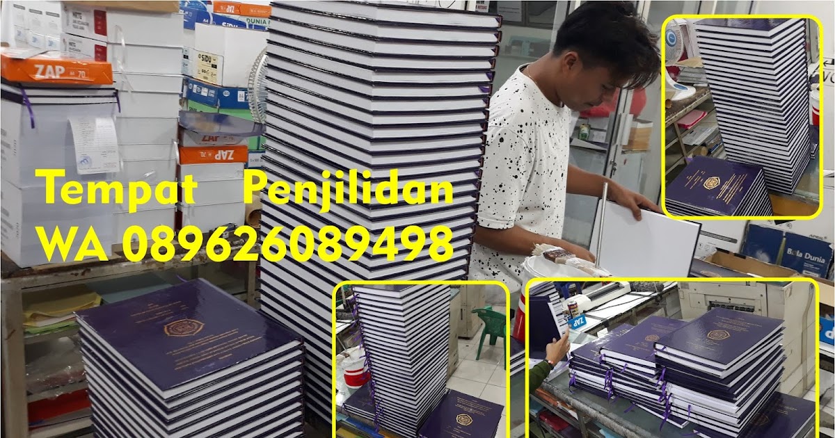 Tempat Penjilidan Buku di Jakarta Timur / Jilid Skripsi murah Jilid Soft Cover Cepat buka 24 jam ...