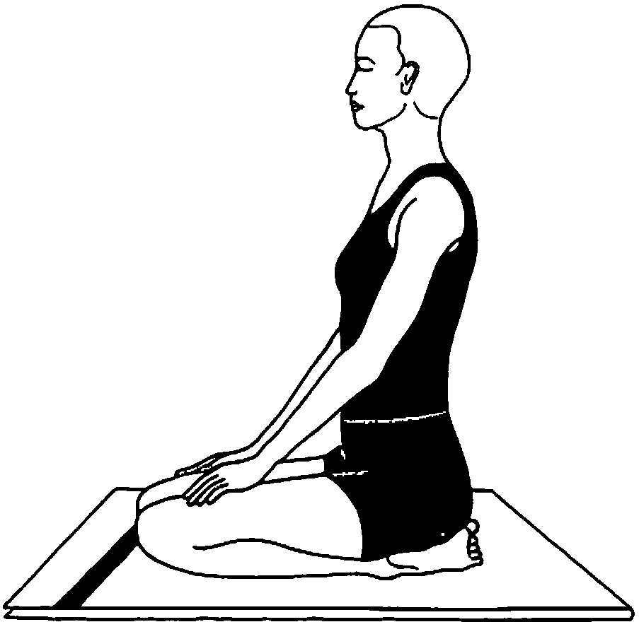 Individual Yoga Instruction: Vajrasana (thunderbolt pose)