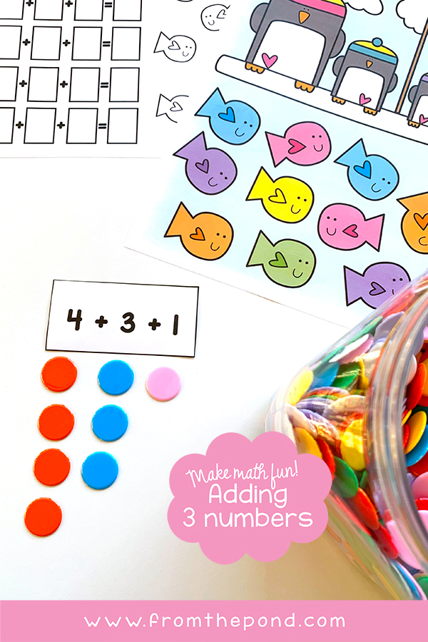 Adding 3 Single Digits | From the Pond