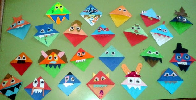 Blog de 3º de Primaria: Marcapáginas de Monstruos