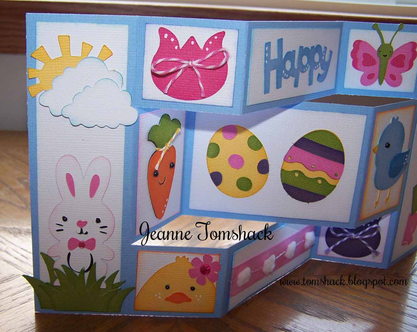 Creative Bliss: Happy Easter Trifold Card
