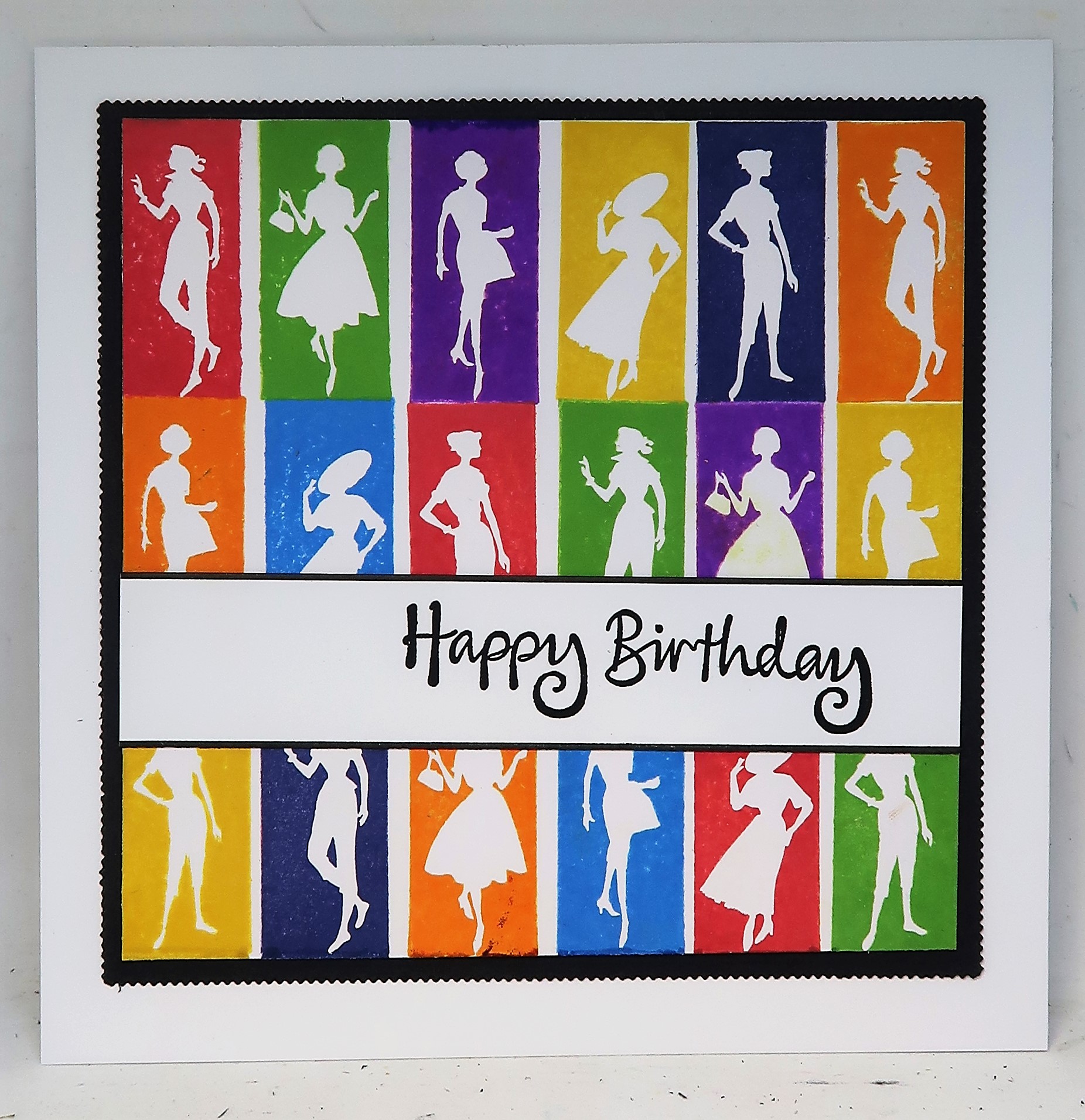 Sarah's Craft Shed: Funky Birthday Card