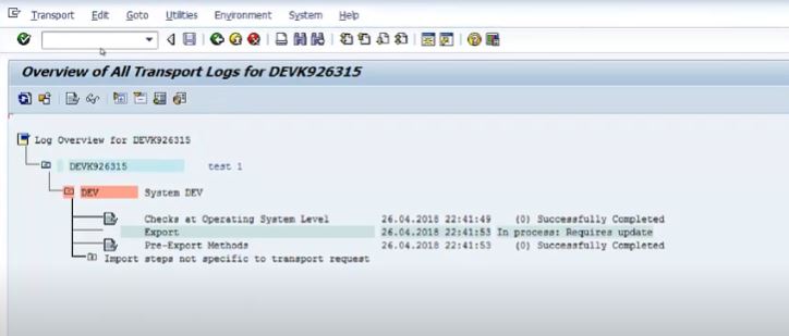 SAP ABAP Central: How to change released TR into Unreleased TR