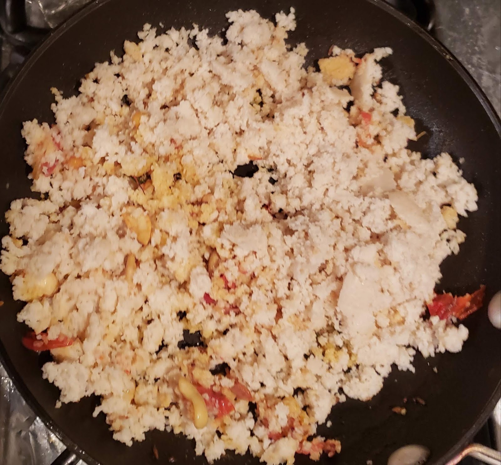 Idli Upma (With Leftover Brown Rice Idlis)