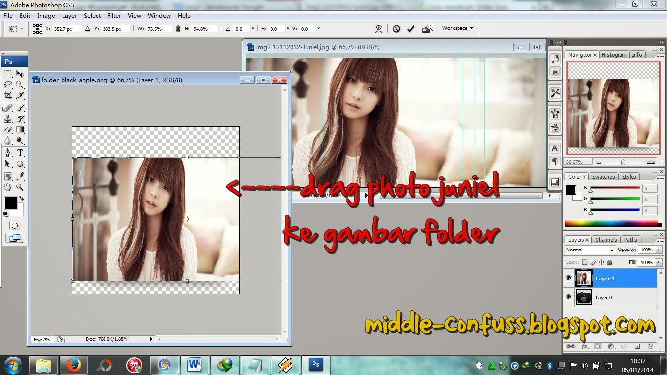 Cara mendesain folder Icon (Revision) - ♥Everlasting♥