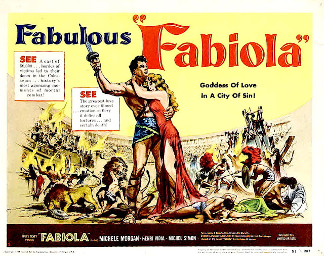GALERÍA DE CARTELES DE CINE: FABIOLA. Fabiola. 1949. GALERÍA DE ...
