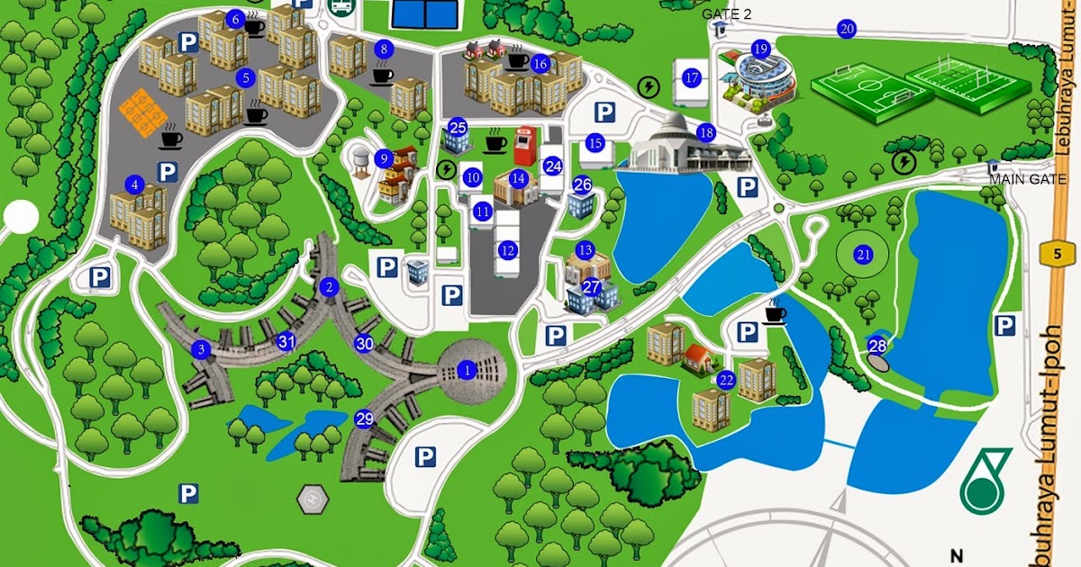 Asas Photoshop: UTP CAMPUS MAP (UNIVERSITI TEKNOLOGI PETRONAS