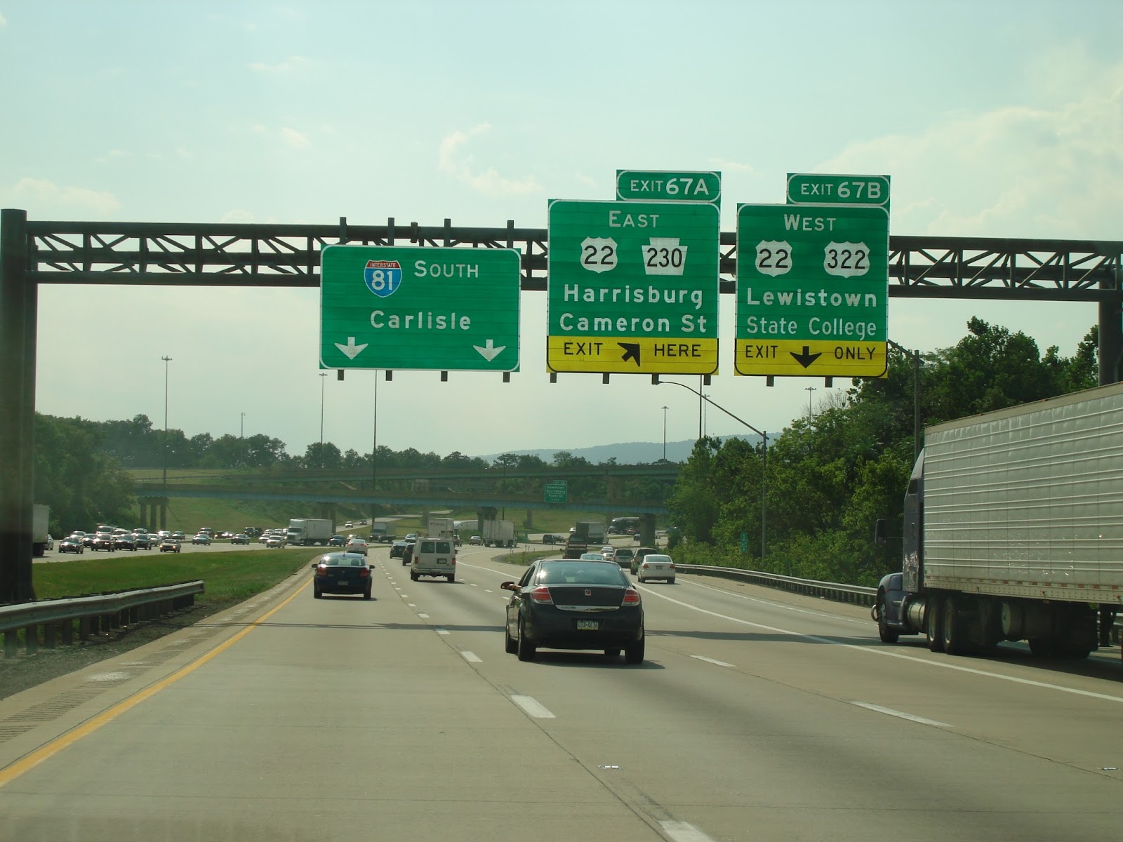 Luke's Signs: Interstate 81 - Harrisburg, Pennsylvania