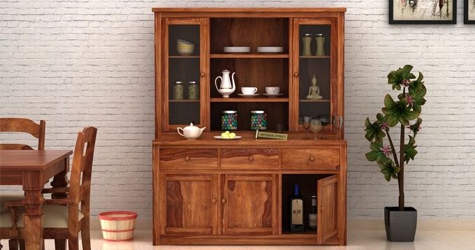 Crockery Unit Ideas : Top 4 Crockery Units Designs to Keep your Cutlery ...