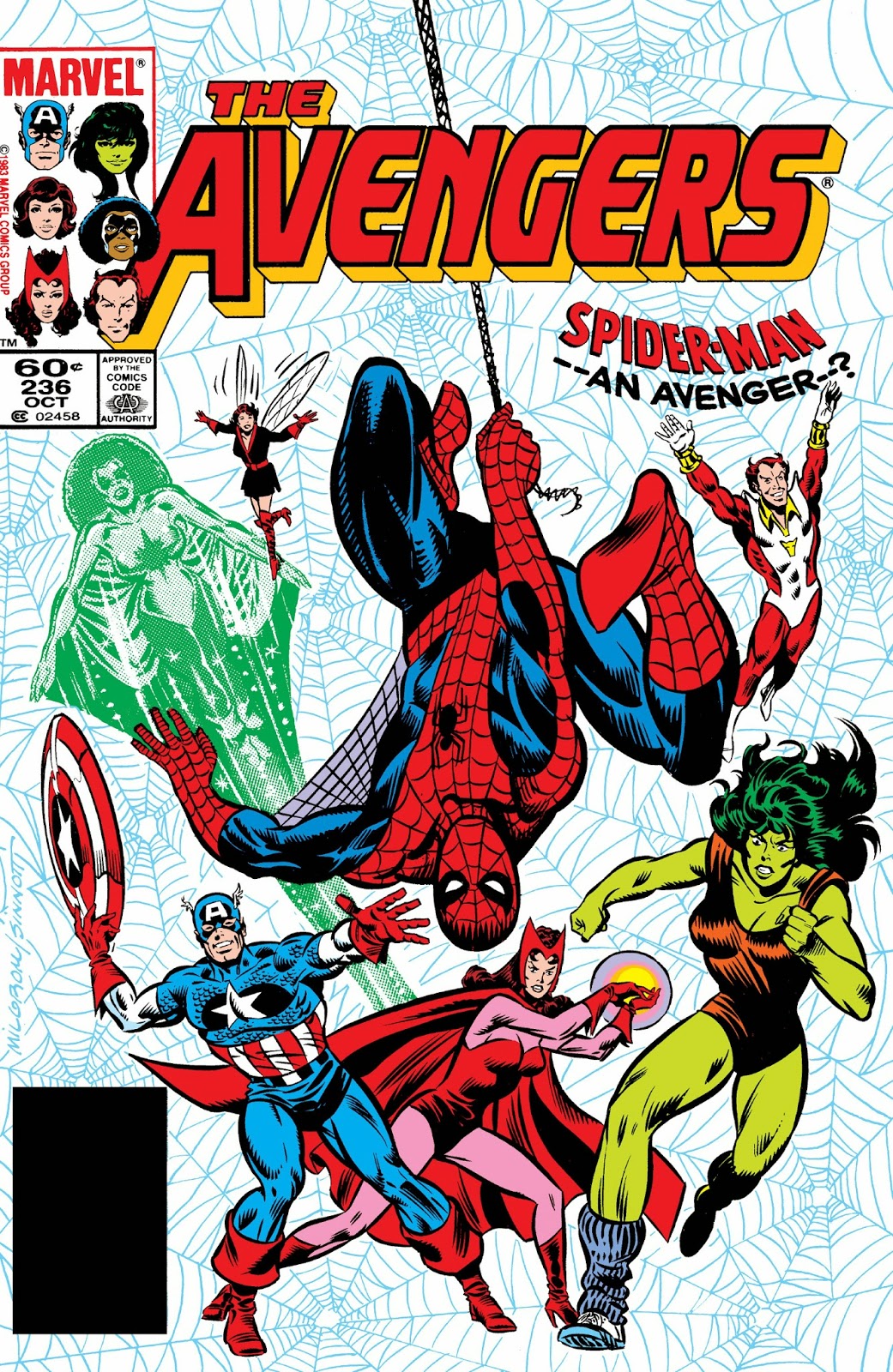 Marvel Comics of the 1980s: The Mighty Avengers - My 10 Favourite ...