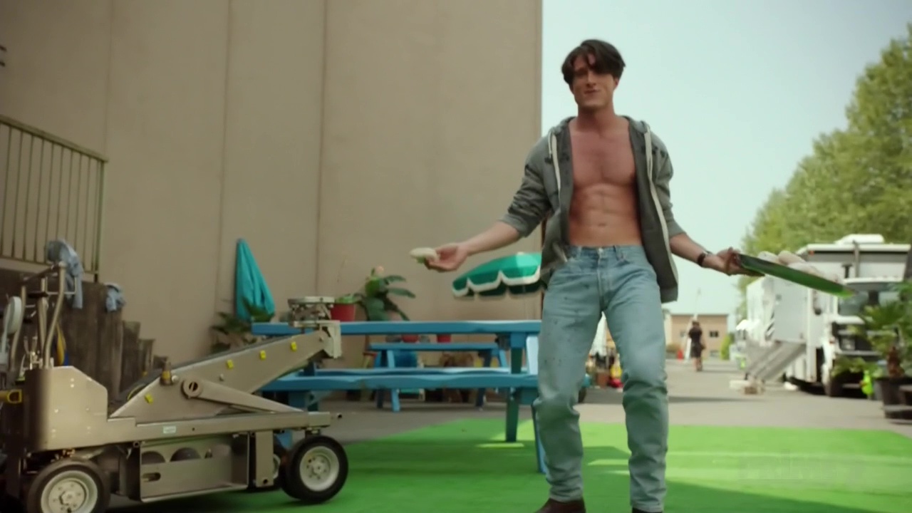 ausCAPS: Ryan Bruce shirtless in The Unauthorized Melrose Place Story