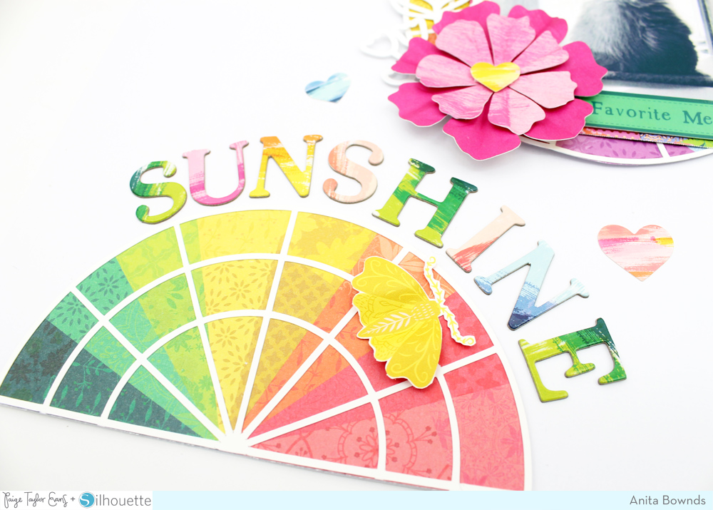 Warm in the Sunshine Layout by Anita Bownds | Paige Taylor Evans