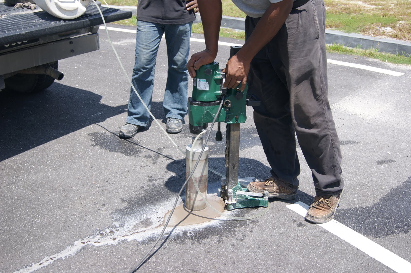 Master Soil Test Laboratory: Coring Testing - premix testing