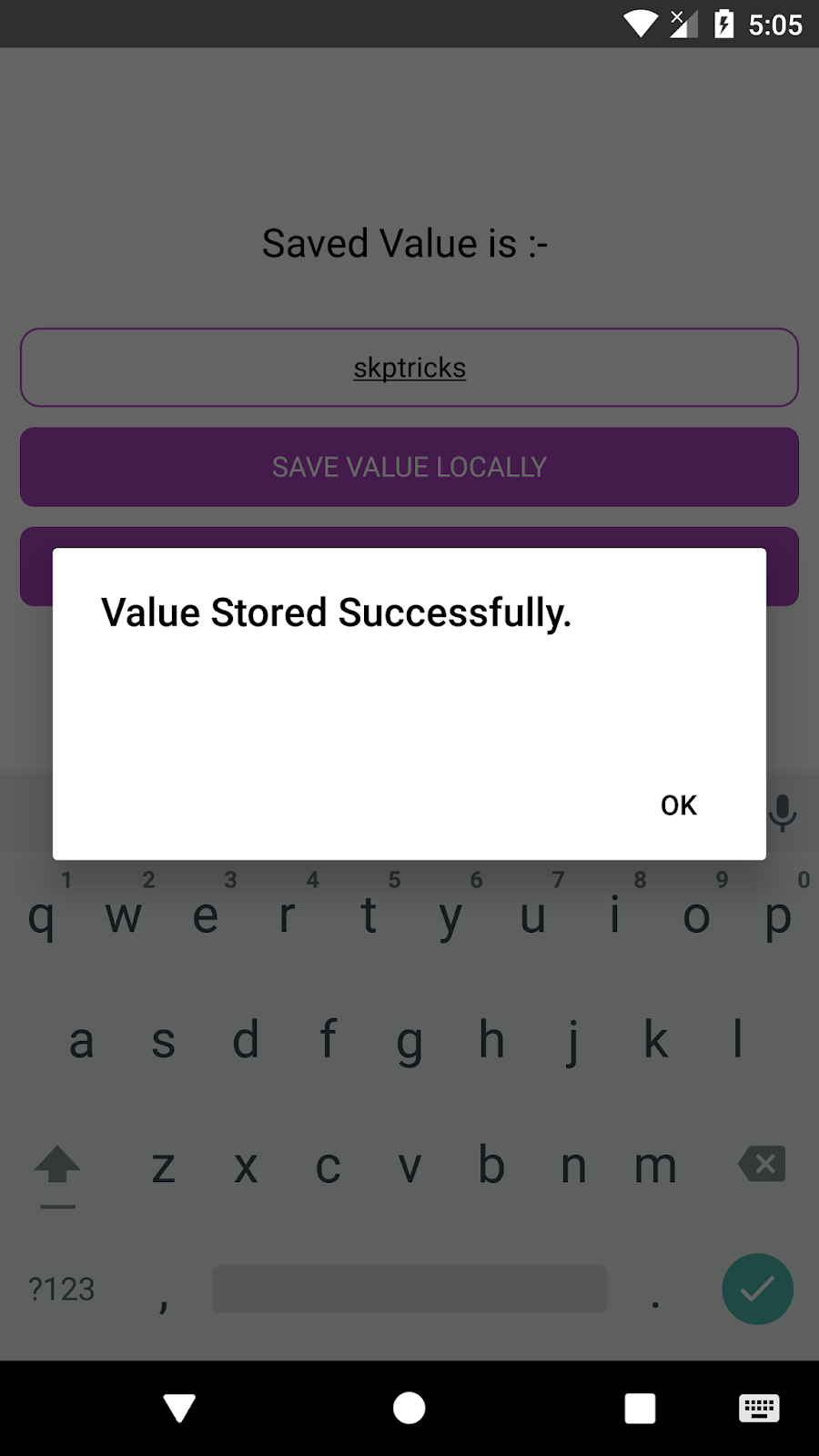 React Native Get Save Value Locally Using Asyncstorage In App Memory Example Skptricks