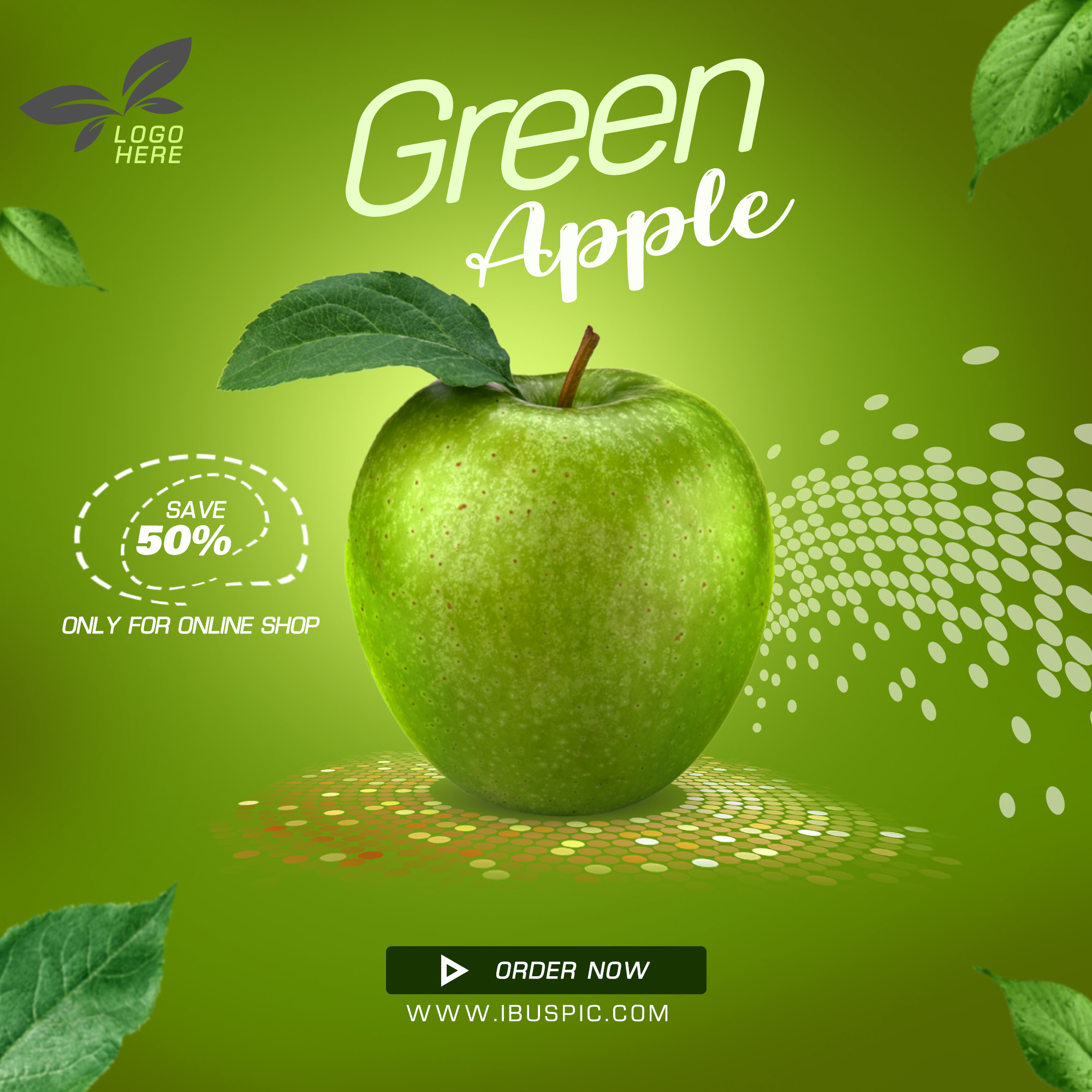 Green Apple Banner Design [08]