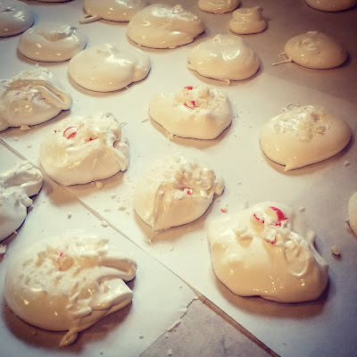 FeauxCajun.Com: Chocolate Dipped Peppermint Divinity