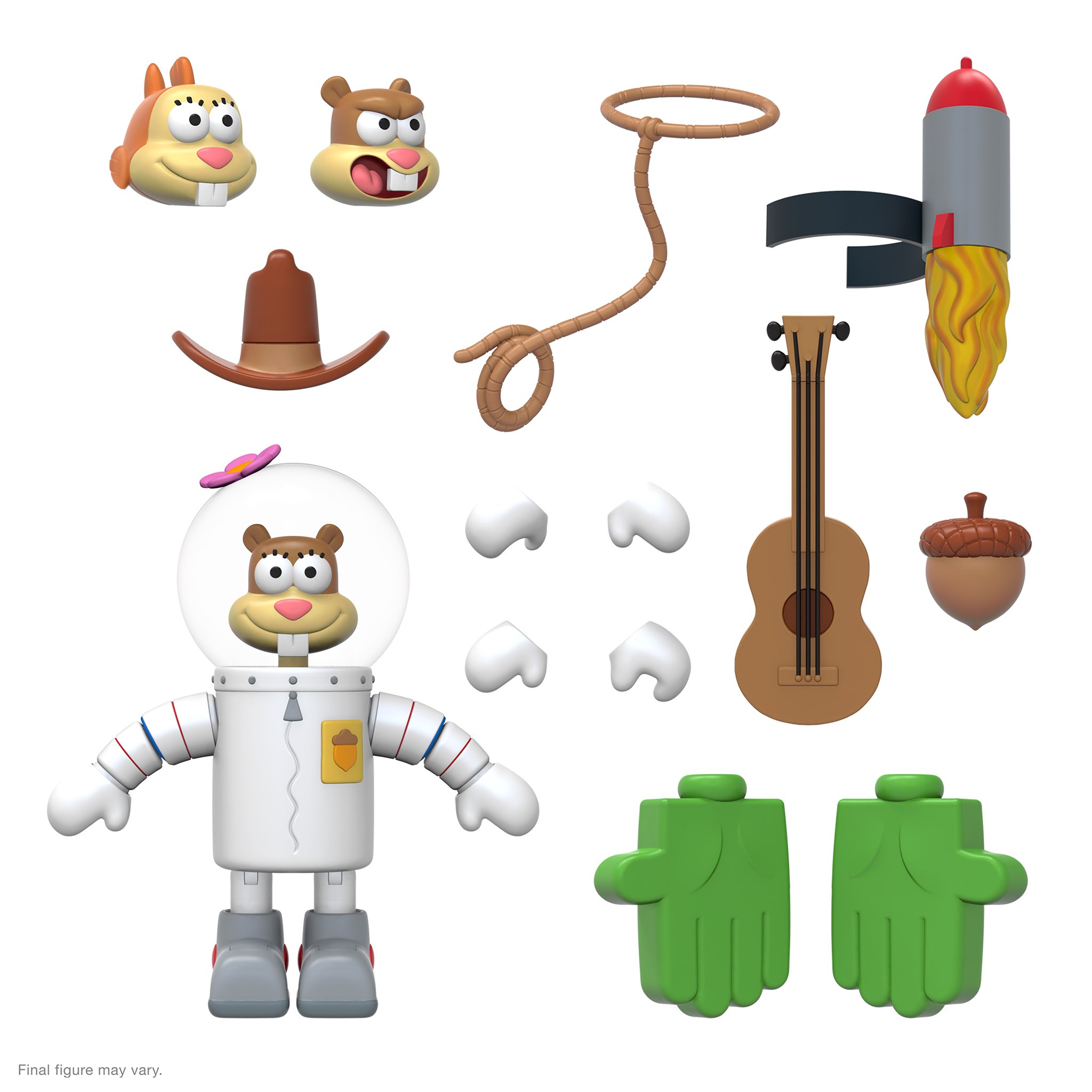 NickALive!: SpongeBob and Sandy Cheeks Join the Super7 ULTIMATES! World