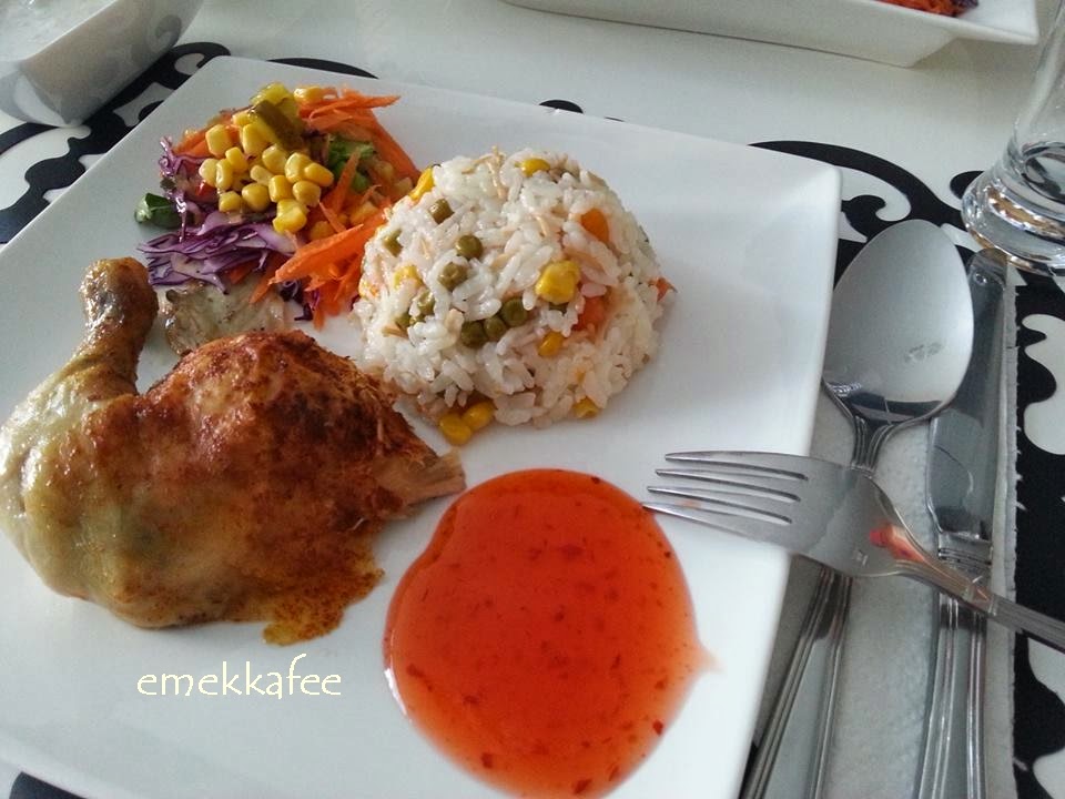 Fırında Tüm Tavuk ve Sebzeli Pilav-Zeytin Dalı Blog