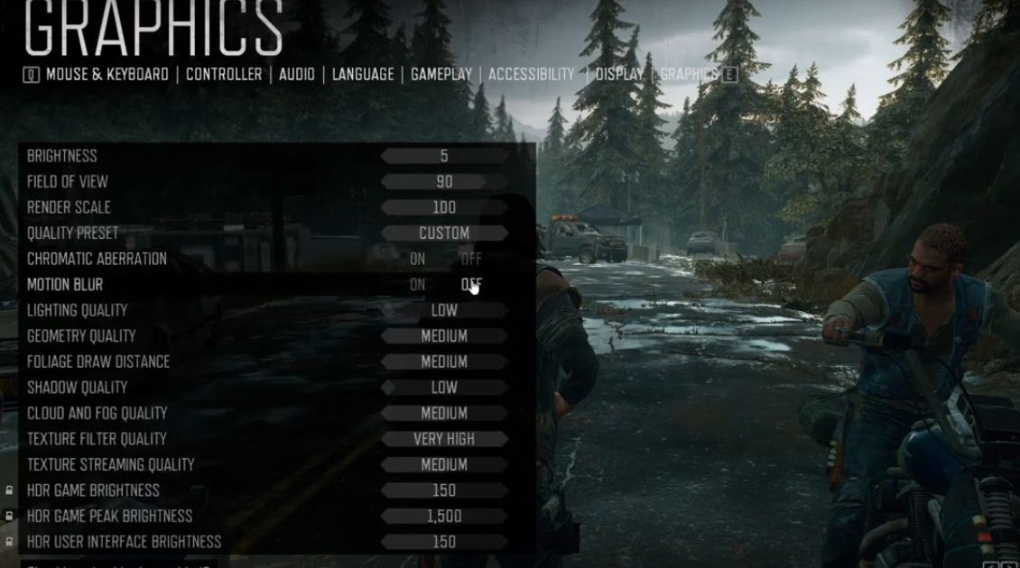 Best Setting to Run Days Gone Smoothly on Any PC