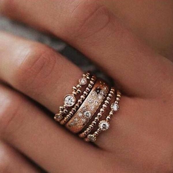 New stackable band rings
