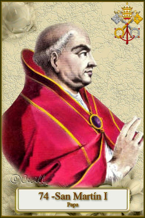 Santo Martin I, Paus dan Martir (13 April) – Gereja Katolik ST Andreas ...
