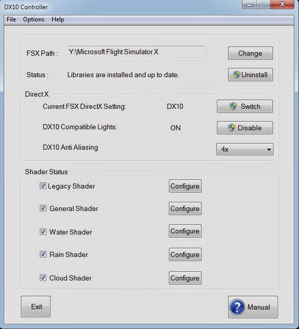 Willswings Simulation FSX/P3D/X-Plane : MES PARAMETRES ET REGLAGES POUR FSX DX10