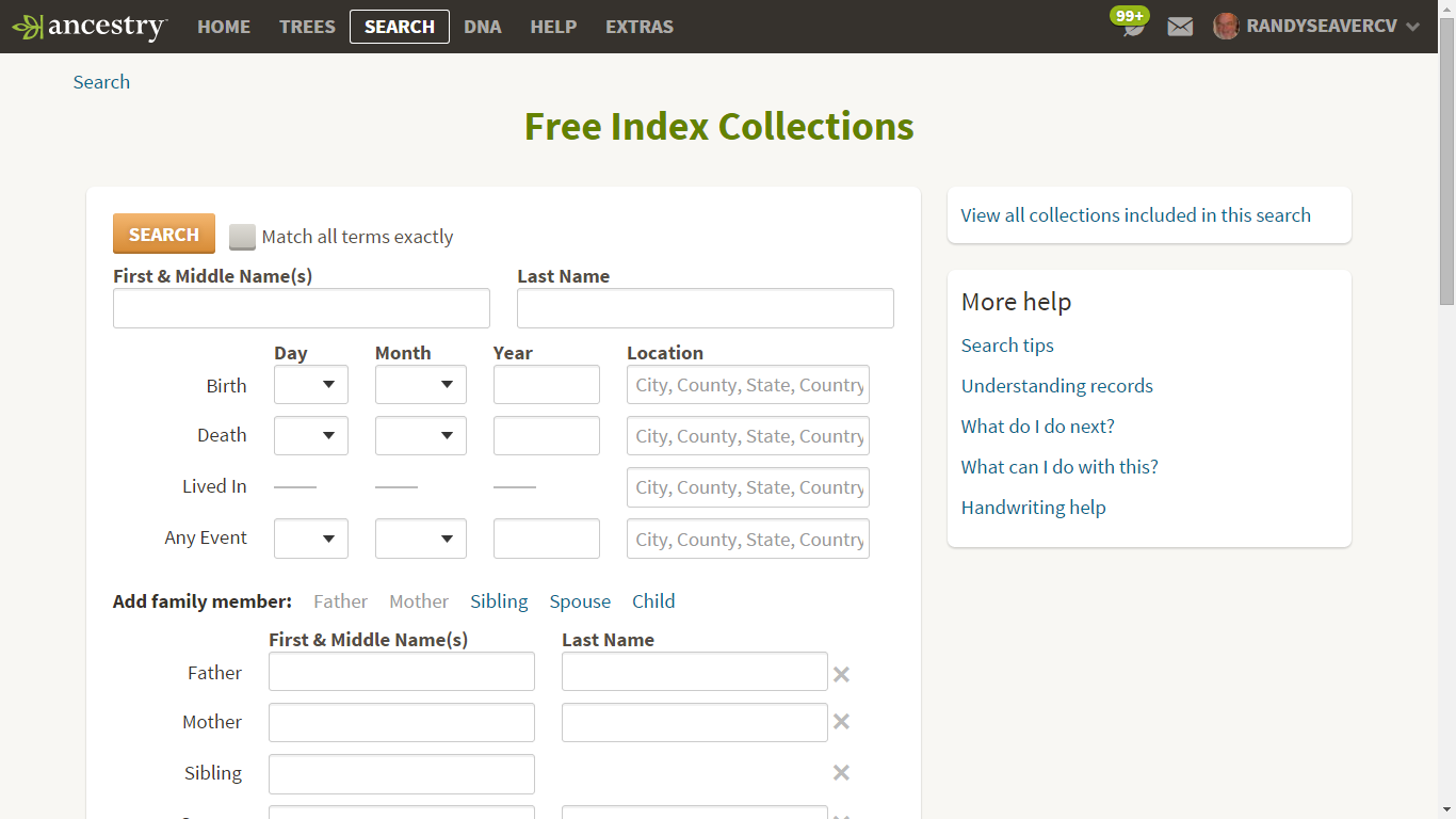 Genea-Musings: Ancestry.com Has Over 700 Free Data Collections