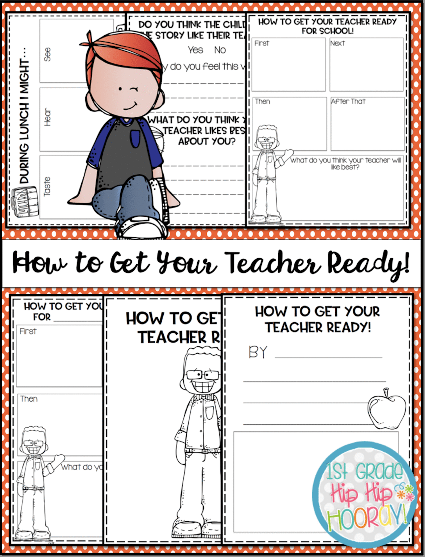 1st Grade Hip Hip Hooray!: How to Get Your Teacher Ready!!