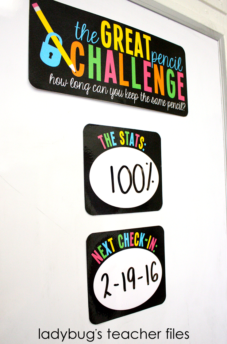 Keeping Track of Pencils with The Great Pencil Challenge