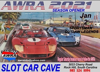 Slot Car News: AWRA Q1 2021 Schedule of Events