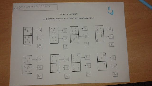 La Clase del Profe Pablo: aventuras y aprendizaje: SUMAS CON DOMINÓ