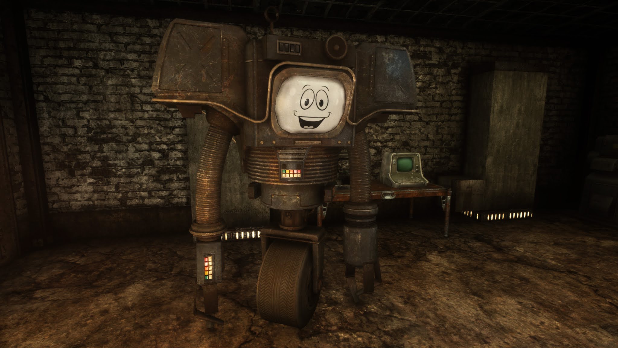 Buried Mods: Securitron Hires Retexture