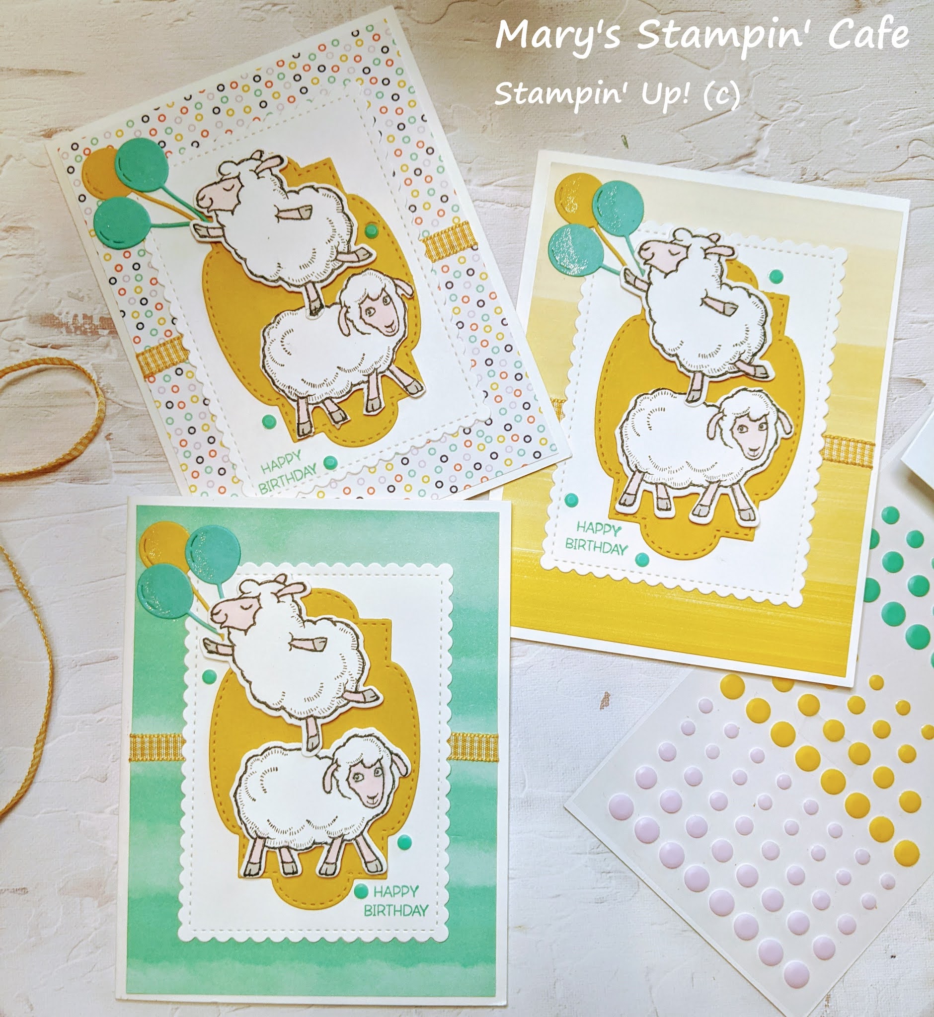 Mary's Stampin' Cafe': Counting Sheep Stamp Set Spotlight