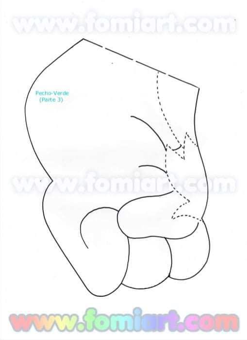 Hulk: Molde grátis para artesanato - Ver e Fazer