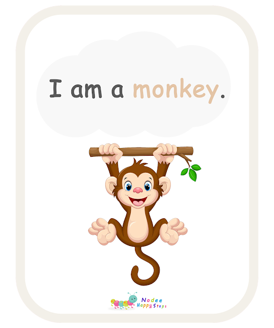 Guessing for Kids - Who am I? - I am a monkey