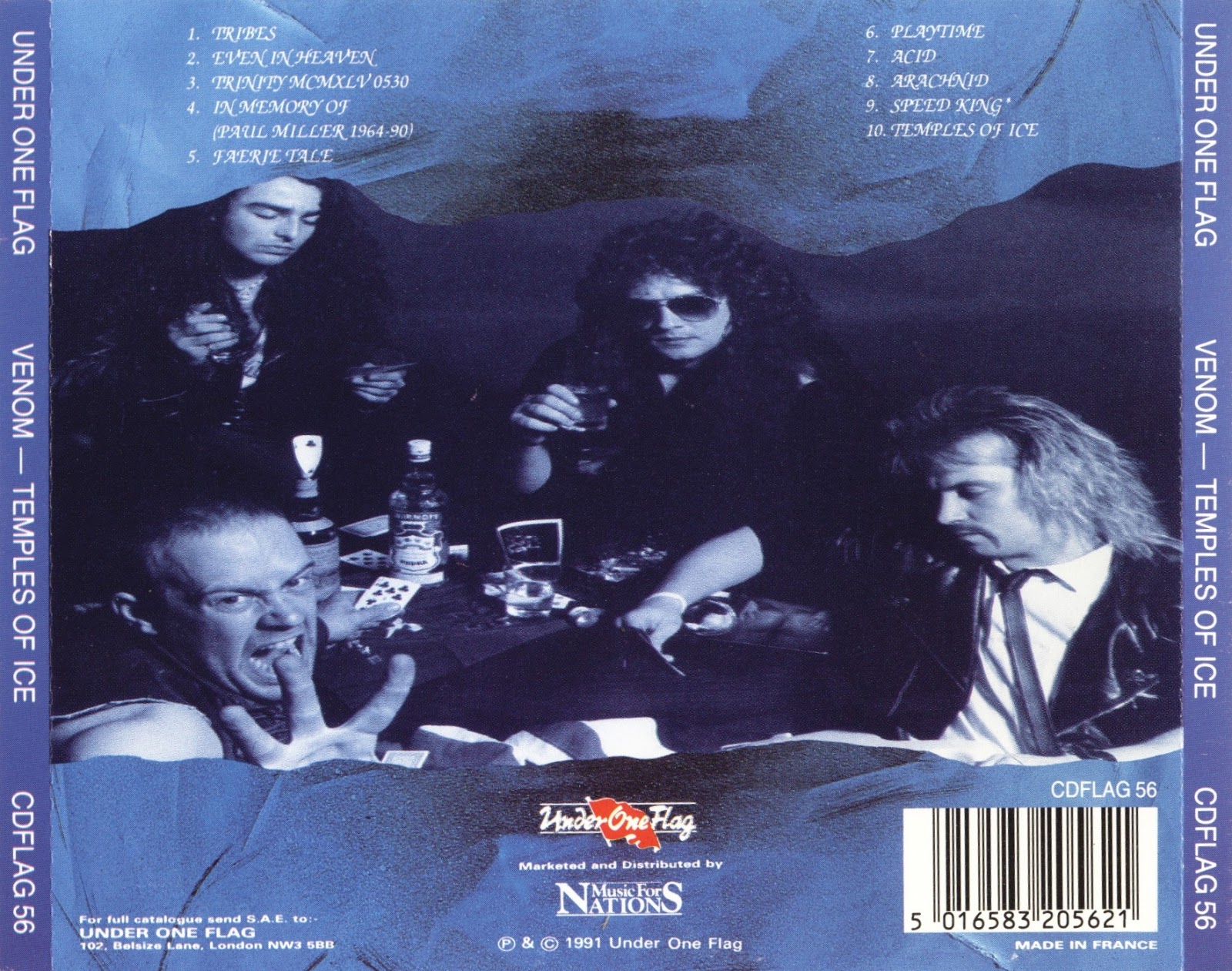 Classic Rock Covers Database: Venom - Temples of Ice (1991)