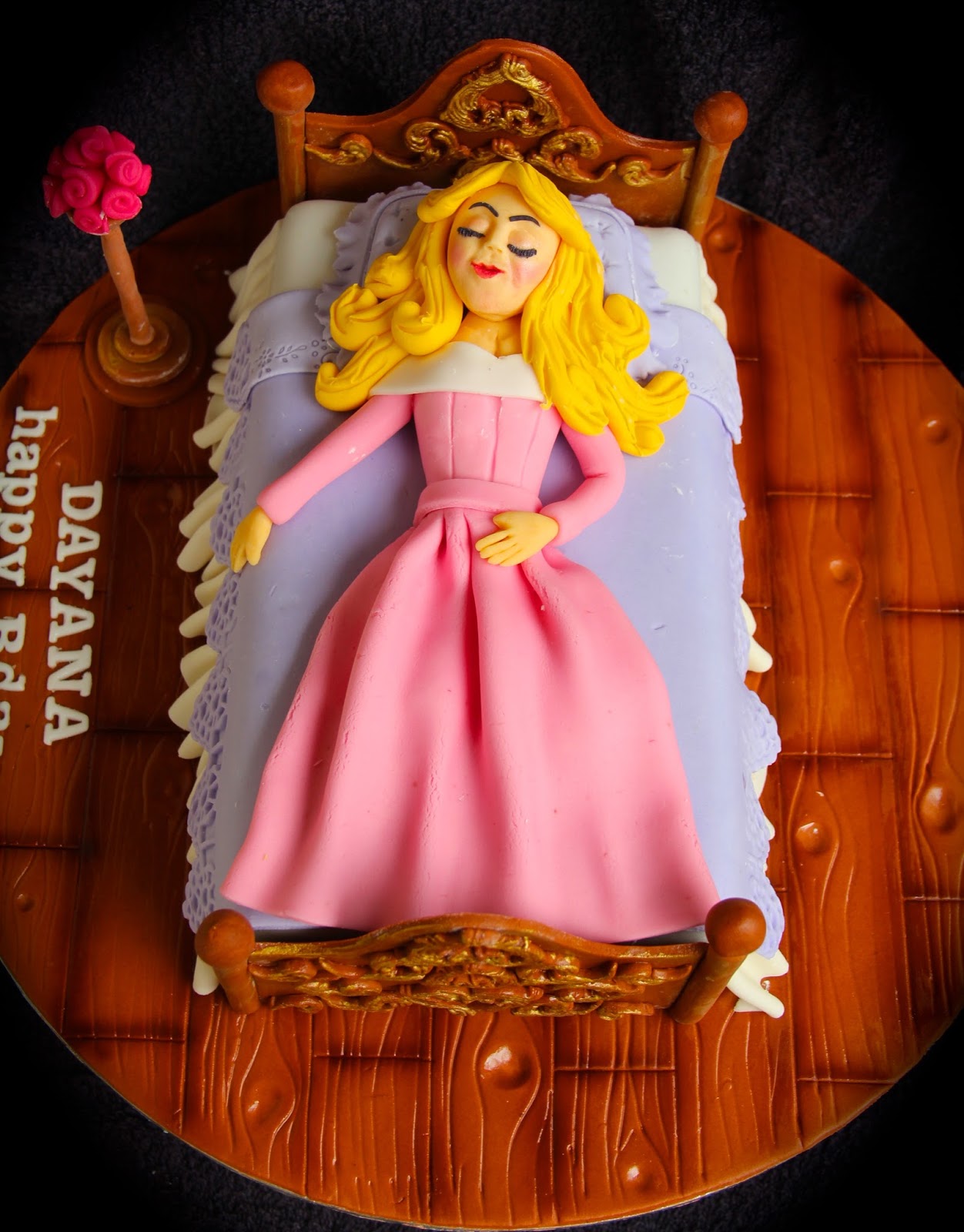 Ema's Creation: Sleeping Beauty Cake Theme