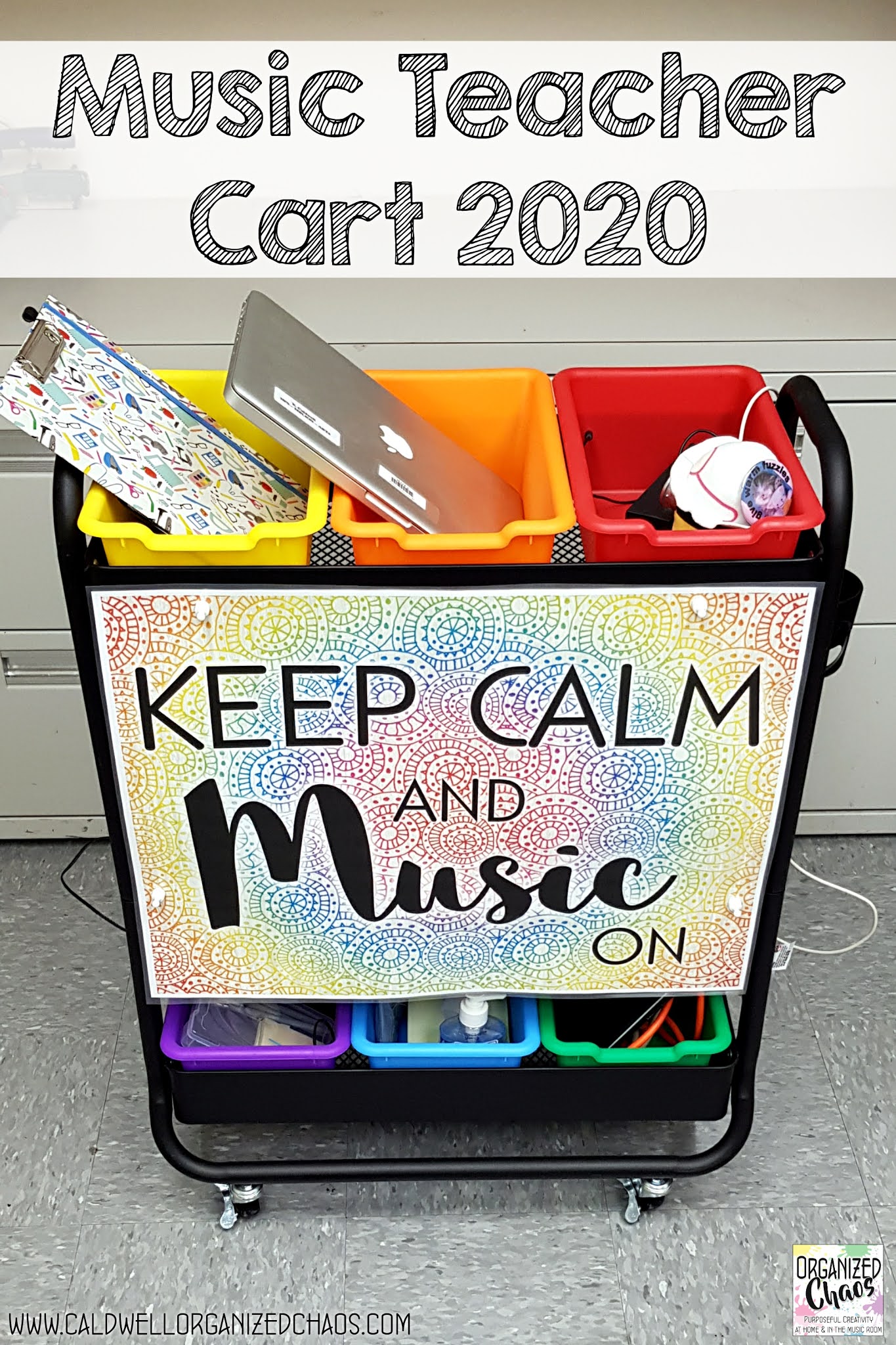 Music Teacher Cart 2020 | Organized Chaos