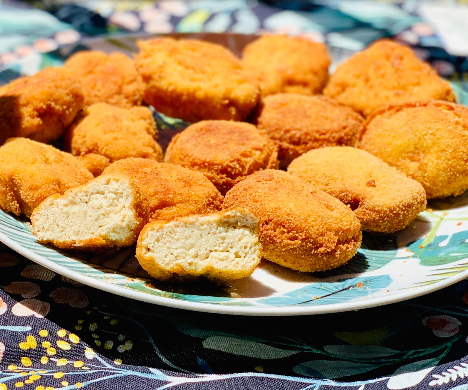 Nuggets y chupa chups de Pollo