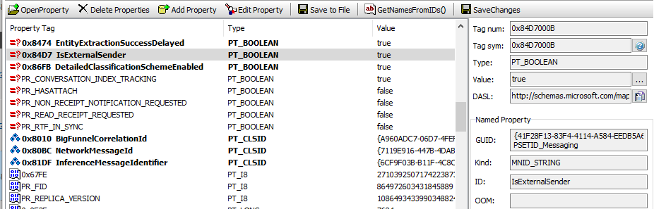 Using the Tag for external email messages received feature in the ...
