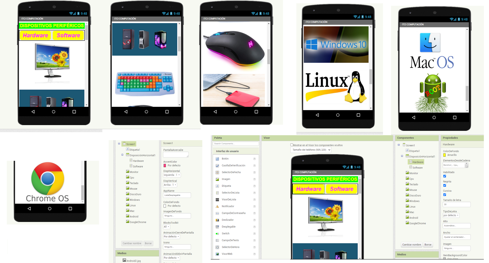 ENSEÑANZA PARA EL FUTURO: ANDROID: Lista Desplegable