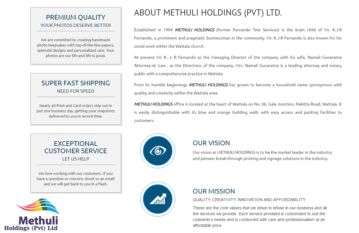 Methuli Holdings (Pvt) Ltd