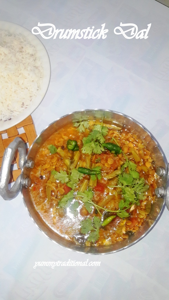 Drumsticks Dal Recipe - Yummy Traditional
