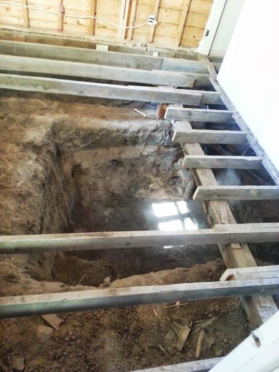 AGO STUDIOS 603: CABIN 1.7: CRAWL SPACE EXCAVATION - PHASE 2