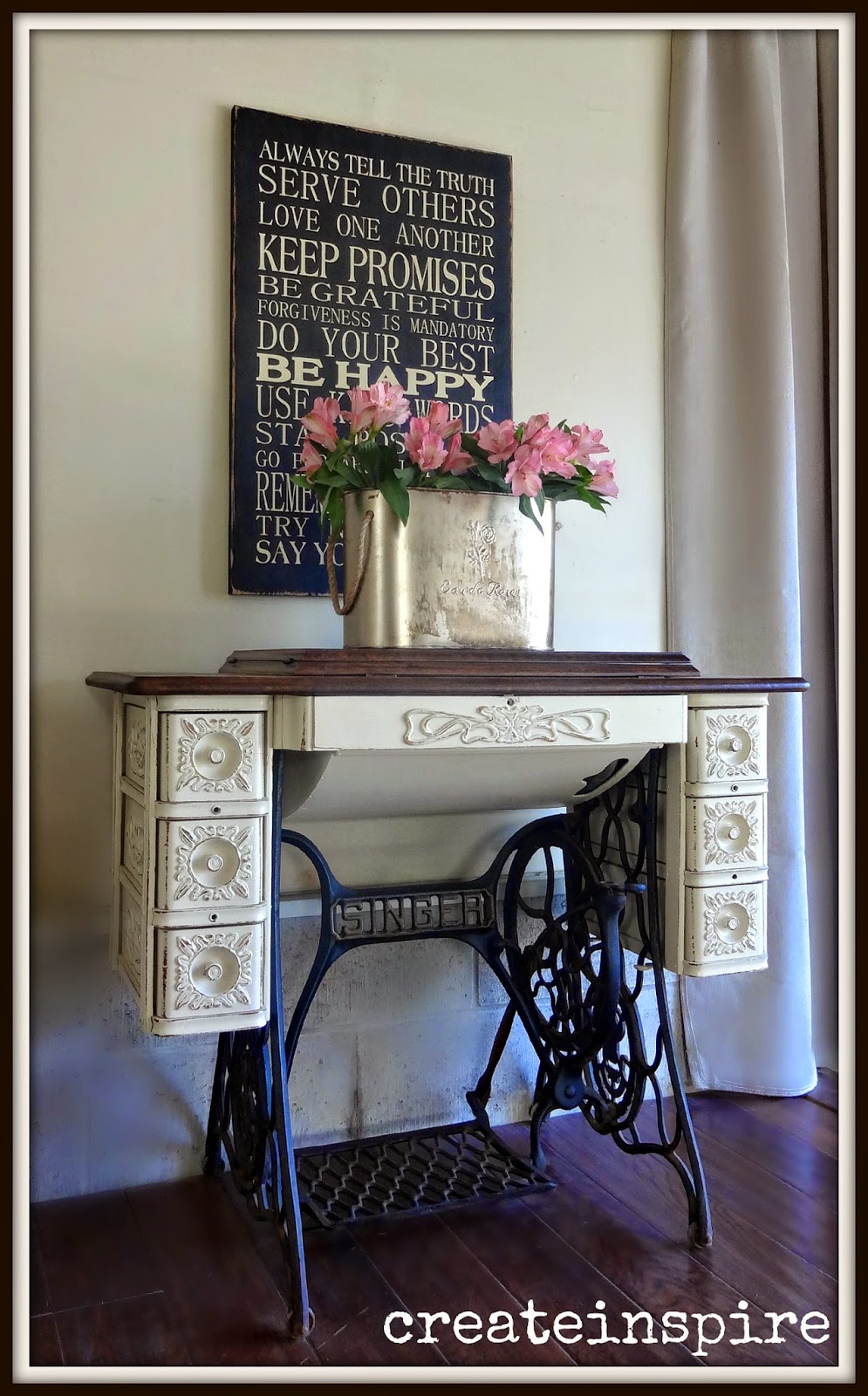 Singer Sewing Machine Table Ideas at Walter Paul blog
