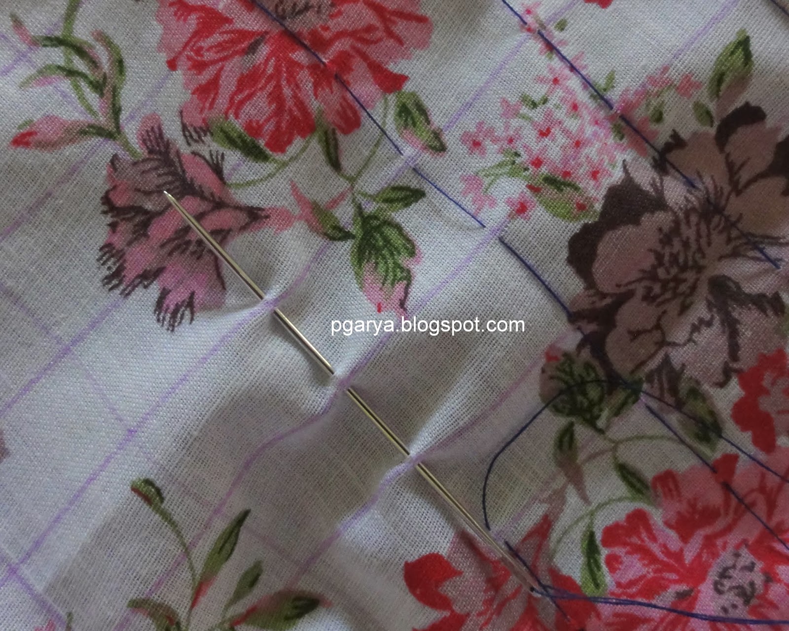 Crafty Needlelite by Preethi Arya: Hand Pleating Technique to Smock