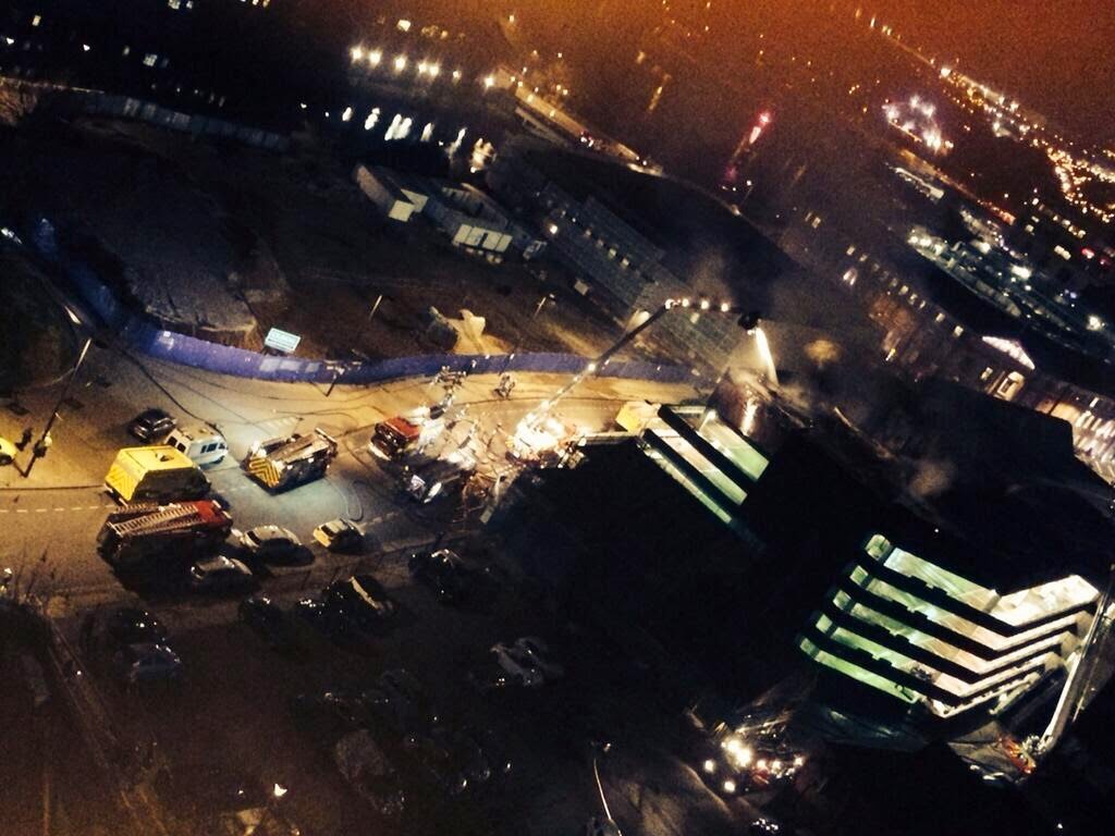 Derby Cathedral Peregrine Project - 2023: Massive fire in Derby does ...